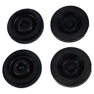AIVWUMOT 4 Pack Trailer Axle Wheel Rubber Grease Plugs Hub Dust Cap Fits for Dexter EZ Lube Trailer Camper Axle