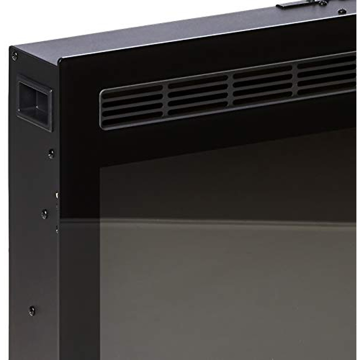 Mystflame 60 inch Electric Fireplace, Recessed and Wall Mounted Slim Electric Fireplace, 750/1500 Watt Heater Fireplace, Log & Crystal Hearth, Adjustable Realistic Flame, Remote Control & Touch Screen