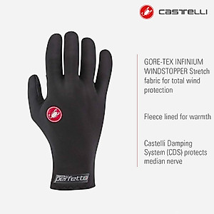Castelli Men's Perfetto ROS Glove for Road and Gravel Biking I Cycling - Black - XX-Large