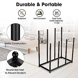 Yescom 4-Pair Boot Rack Organizer Storage Stand Holder Hanger Home Closet Shoes Shelf Easy to Assemble