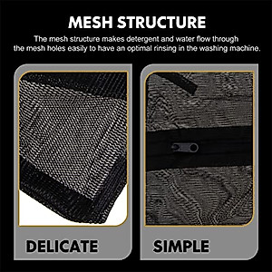 Cabilock Laundry Bag for Bras Mesh Laundry Bags 6pcs Laundry Bag Dirty Clothes Organizer Bag Machine Wash Bag with Zipper Closure for Travel College Camping and Gym Travel Laundry Bags