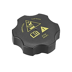 X AUTOHAUX Radiator Coolant Reservoir Recovery Cap for Chrysler for Jeep for Dodge for Ram 2013-2021 Replaces 68442532AA