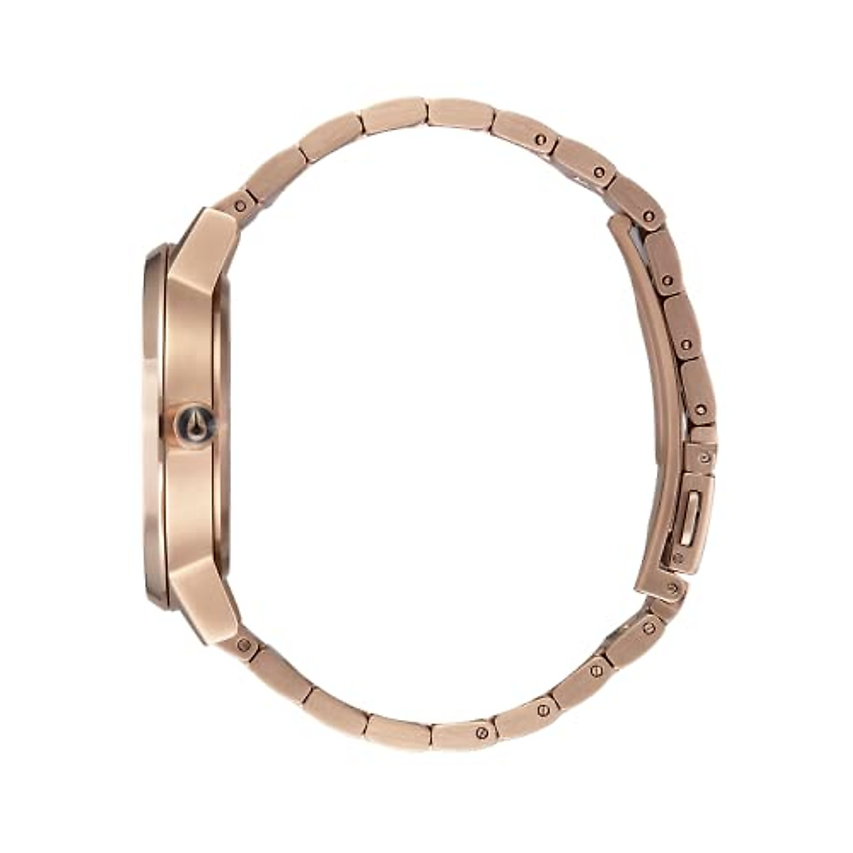 NIXON Kensington A099 - Rose Gold/Olive Sunray - 50m Water Resistant Women's Analog Classic Watch (37mm Watch Face, 16mm Stainless Steel Band)