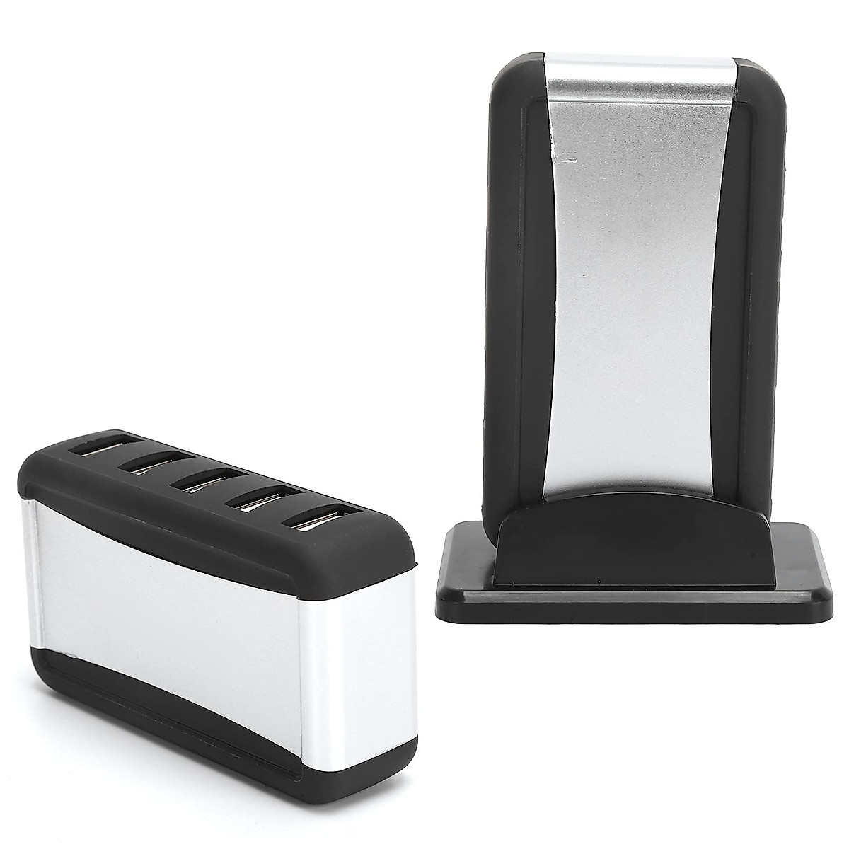 Kafuty-1 7 Ports USB Hub 2.0 Hub, USB 480 Mbps High‑Speed Extender Data Hub Splitter, with Power Supply, for PC, Laptop, Desktop, Windows Vista/XP/Me/ 2000/98, etc(US)