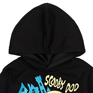 Scooby-Doo Shaggy Velma Little Boys Fleece Pullover Hoodie Black 6