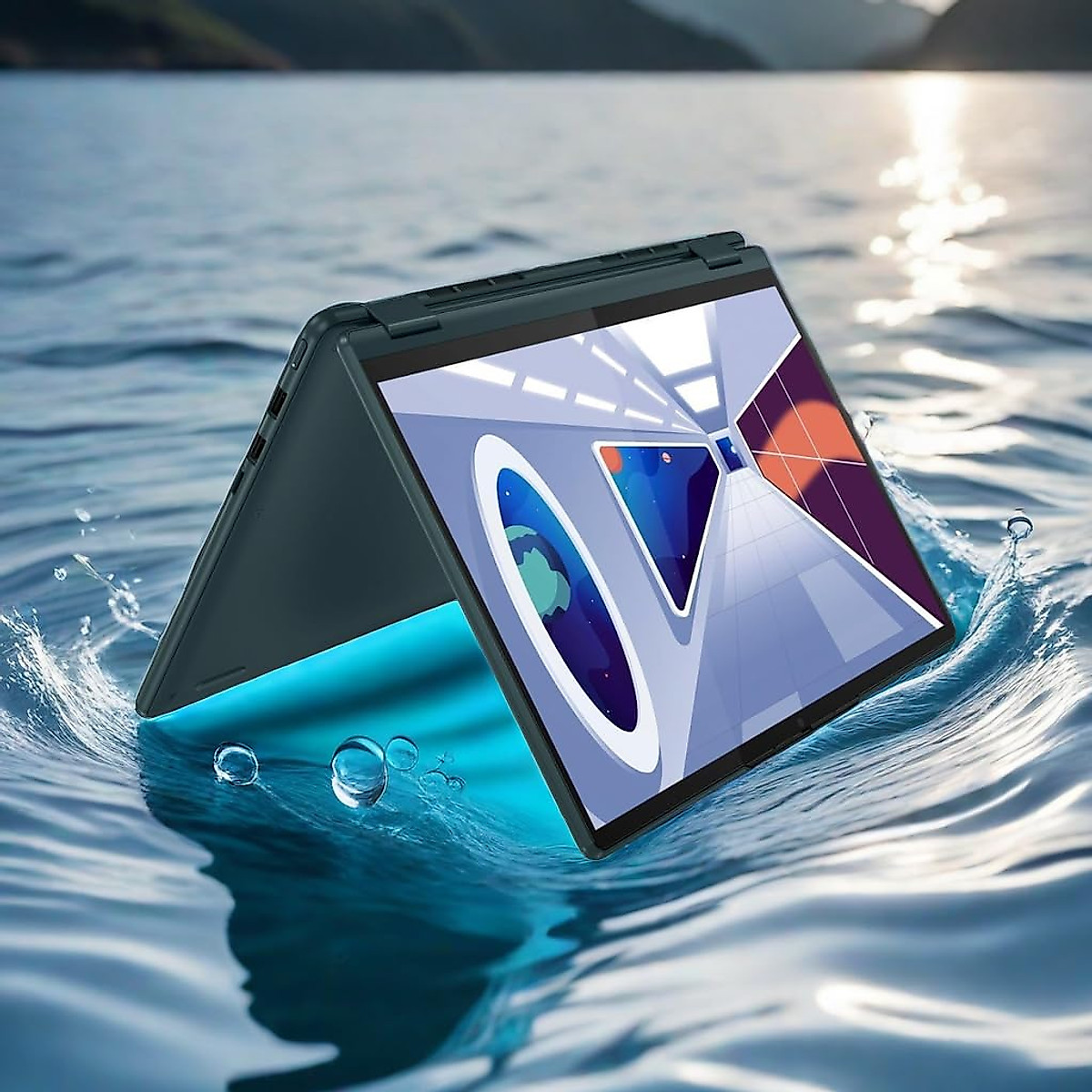 Lenovo 2023 Newest Yoga 6 2-in-1 Laptop, 13.3 Inch WUXGA Touchscreen, AMD Ryzen 5 7530U Processor, 8GB RAM, 256GB SSD, AMD Radeon Graphics, WiFi 6, Bluetooth, Fingerprint Reader, Windows 11 Home