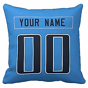 Tennessee Throw Pillow Custom Any Name and Number for Men Youth Boy Gift