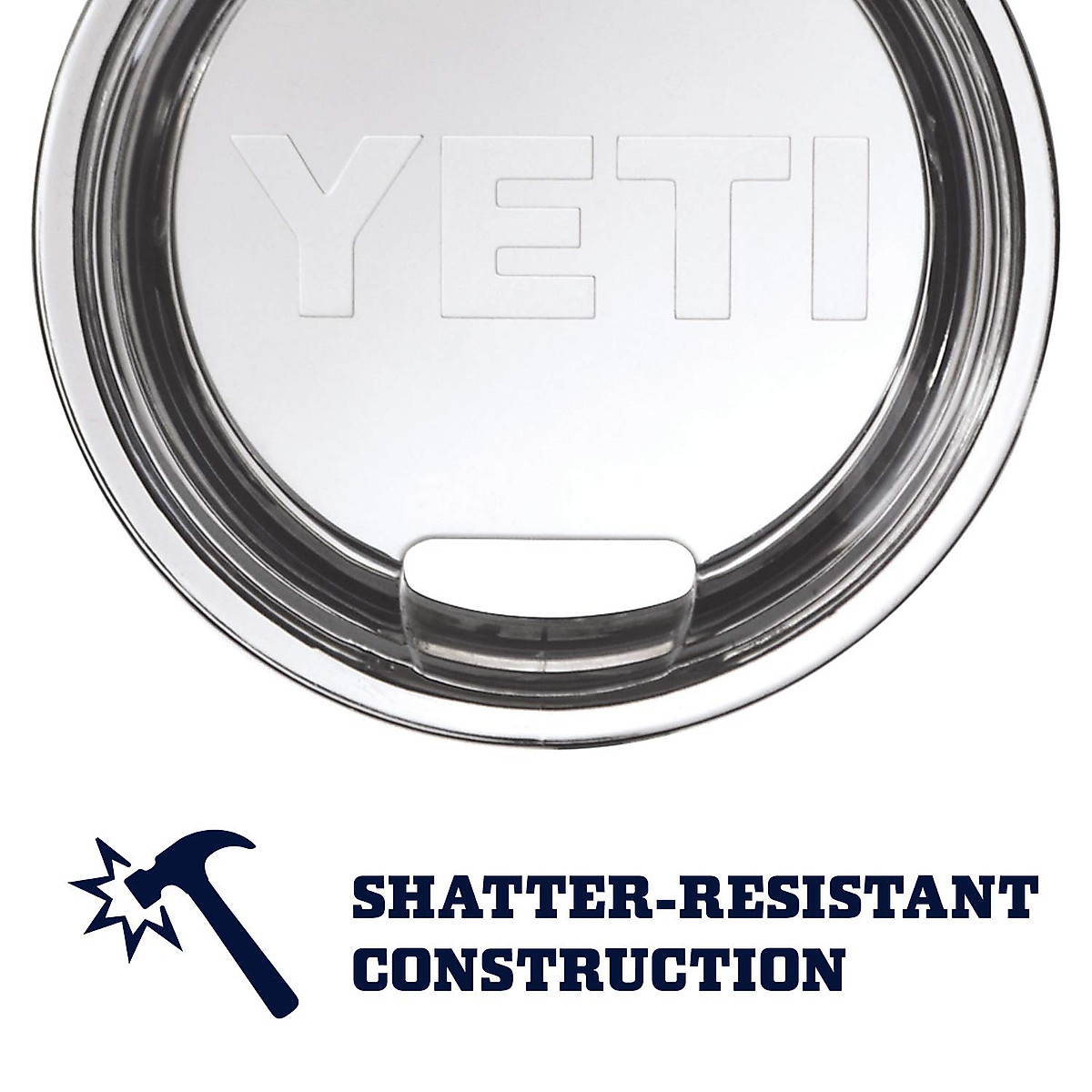 YETI Rambler 10 oz Lowball, Vacuum Insulated, Stainless Steel with Standard Lid, Charcoal