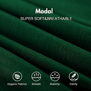 SWOMOG Women Long Nightgown Pajama Dress Soft Strap Nightdress Summer Sleeveless Nightshirt Lounge Dress with Pockets Green Medium