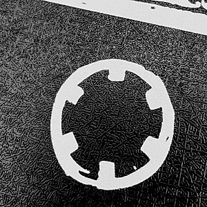 Yifely Black White Drawer Covering Paper Retro Cassette Shelf Liner Countertop Door Sticker 17.7inch by 9.8 Feet