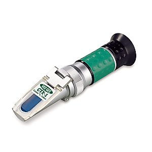 Vee Gee Scientific CTX-1 Handheld Refractometer, with Antifreeze/Coolant Scales, -50 to 0 degree C Freezing Point