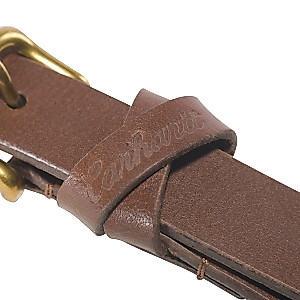 Carhartt Women's Casual Rugged Belts, Available in Multiple Styles, Colors & Sizes, Bridle Leather Thin (Brown), Medium