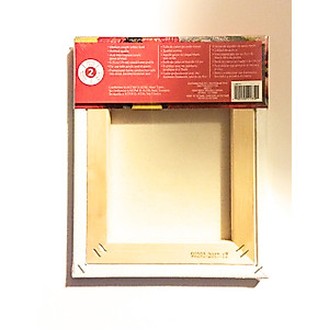 8" x 10" Level 2 Gallery Wrapped Traditional Canvas by Artist's Loft - Archival, Acid Free Cotton Canvas for Paint, Acrylic, & Oils - Bulk 12 Pack