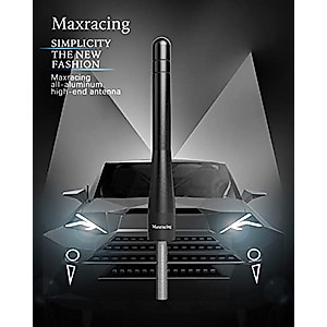 MAXRACING Short Aluminum Antenna Compatible with Ford F150 Pickup Truck 1997-2023