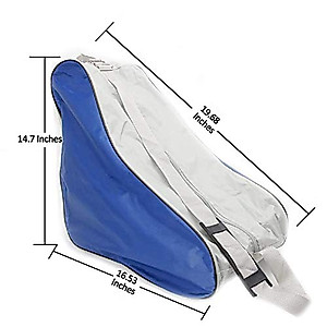 Roller Blade Bag for Quad Skates/Inline Skates/Ice Skates, Functional and Basic Inline Skates Bag to Transport and Store Skates for Kids. Inexpensive Roller Skate Bag to Organize Your Skating Gears