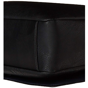 Tommy Hilfiger womens Tommy Hilfiger for Women Leo Messenger Bag, Pebble Black, One Size US