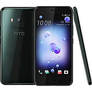 HTC U11 Dual-SIM 64GB (GSM Only, No CDMA) Factory Unlocked 4G/LTE Smartphone (Brilliant Black) - International Version