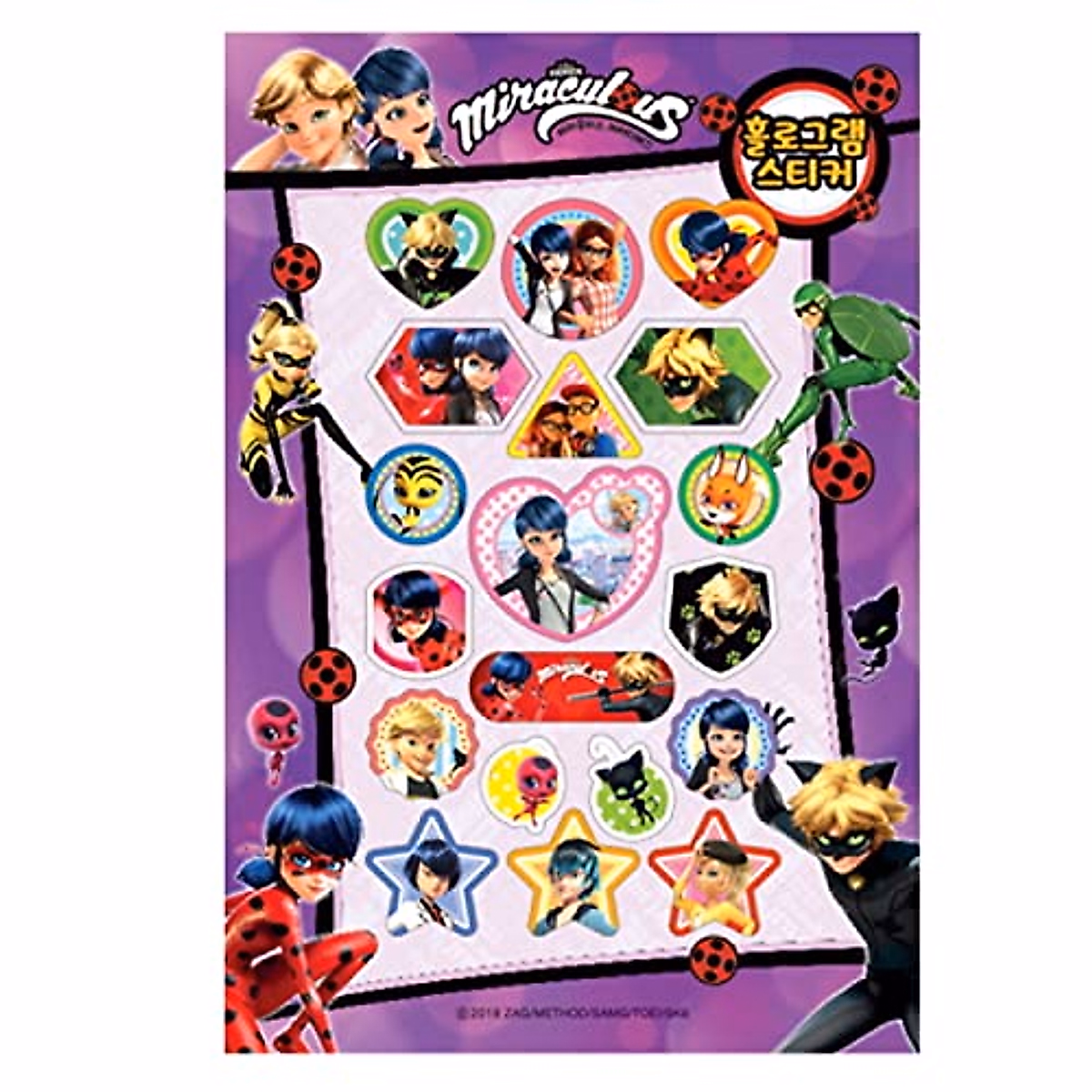 Miraculous Ladybug Sticker Book Multiple Sticker Collection Book Ver.2