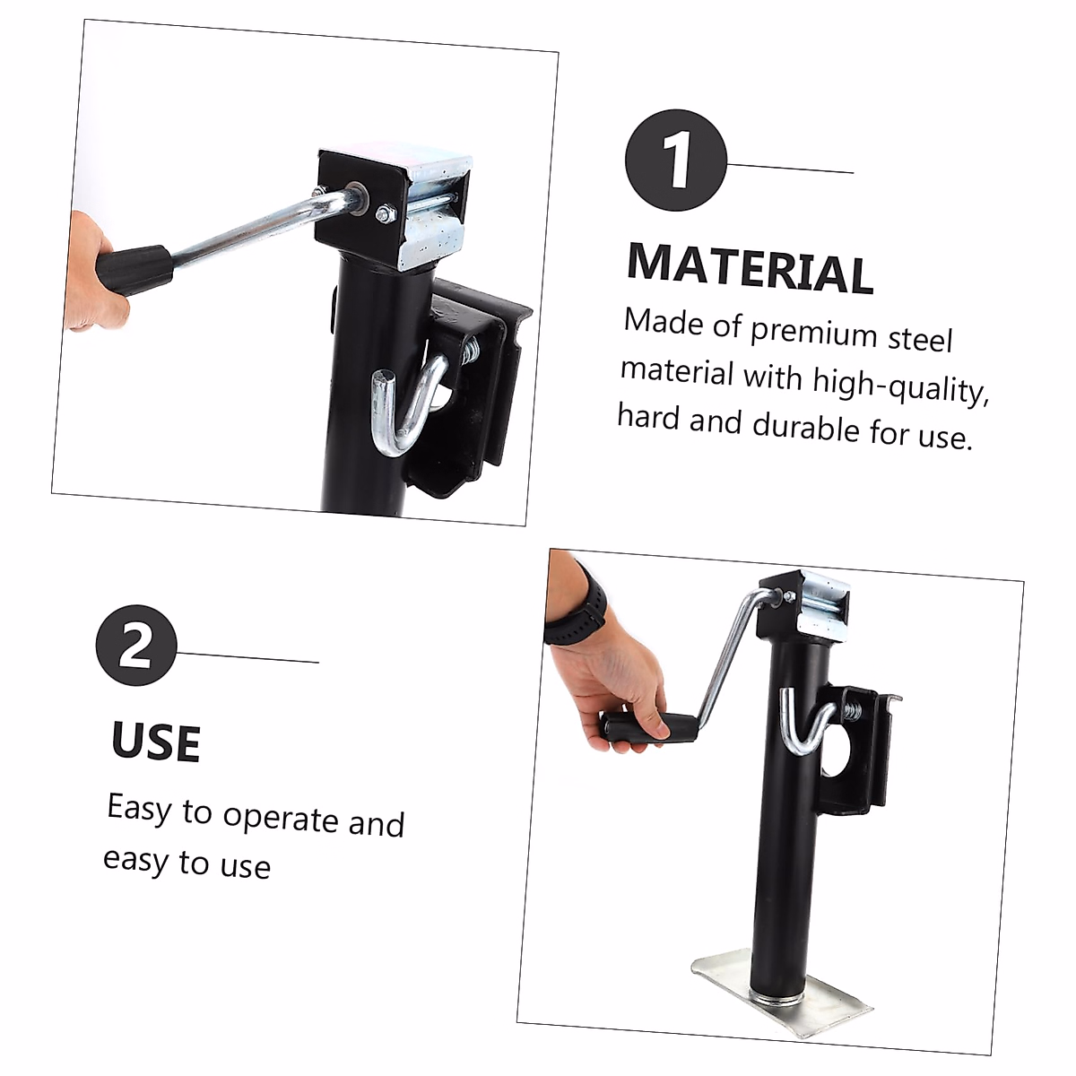 ERINGOGO Practical Car Lifting Jack Stabilizer 900kg Capacity Compact Design for Rv and Trailer Support