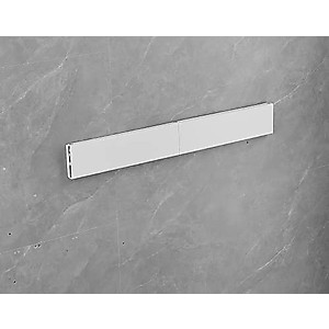 GorillaRack Laundry Drying Clothes Rack | Retractable Clothing Rack Wall Mount | Clothes Drying Rack Indoor Outdoor for Hanging Heavy Duty Laundry White