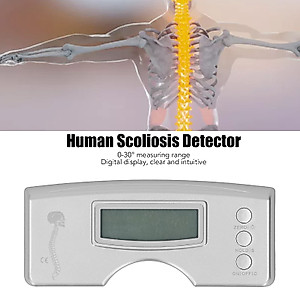 Human Scoliosis Meter, Scoliometer Digital Scoliosis Meter Human Spine Scoliometer Detector with Carrying Pouch for Measuring, Reusable Respirators