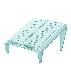 HTLLT Practical and Convenient Shoe Slots Organizer Adjustable Shoe Racks Space Saver Shoe Holder 6/10 Piece Set,Green,10 Piece Set