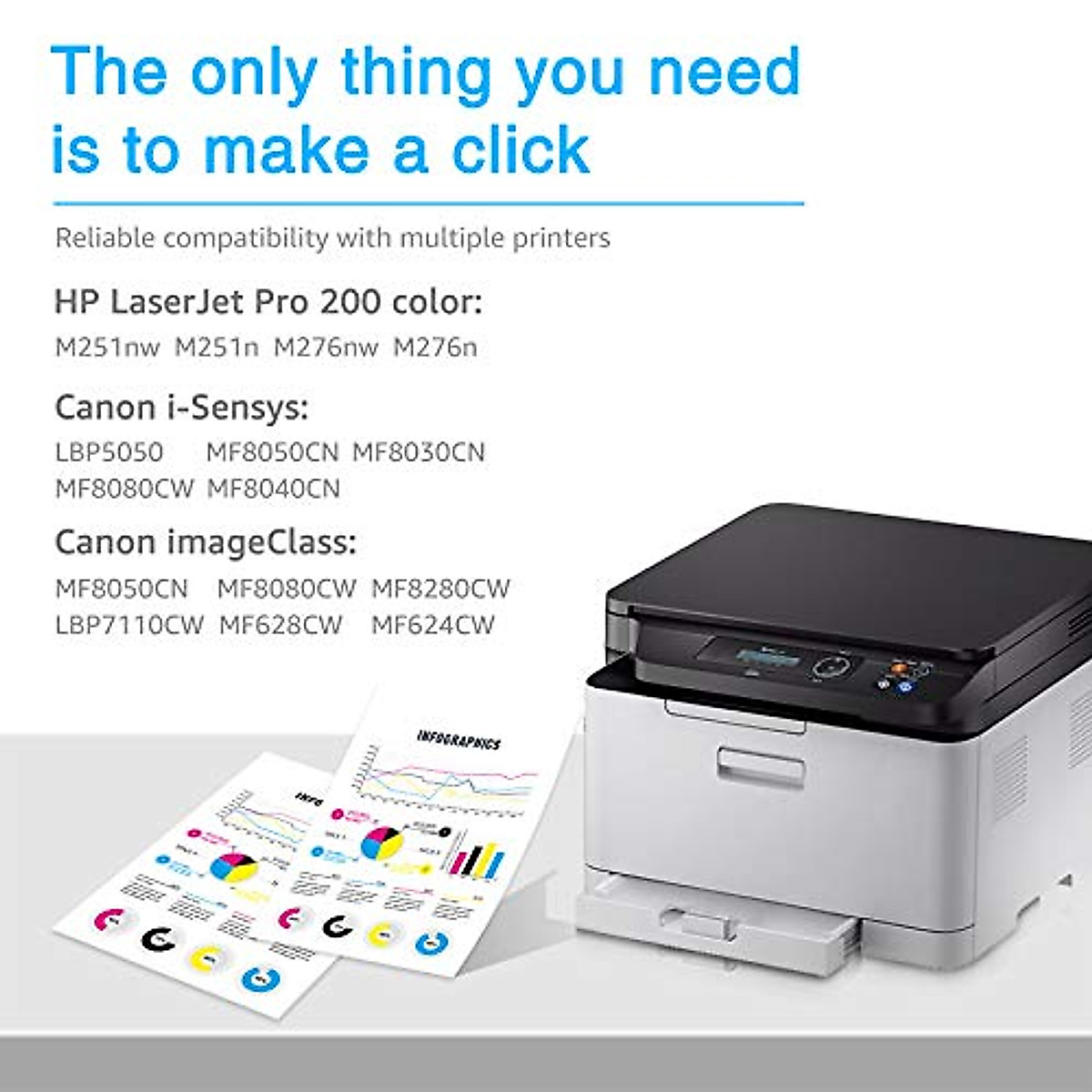 7Magic Compatible Toner Cartridge Replacement for HP 131X CF210X 131A CF210A HP Laserjet Pro 200 Color MFP M276nw M251nw M251n M276n Printer CF211A CF212A CF213A (Black Cyan Yellow Magenta, 4-Pack)