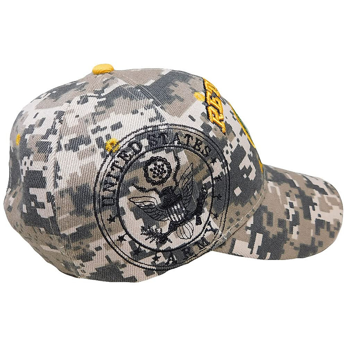 Ant Enterprises U.S. Army Hat Military Army Retired Official Licensed Baseball Cap- ACU Camo