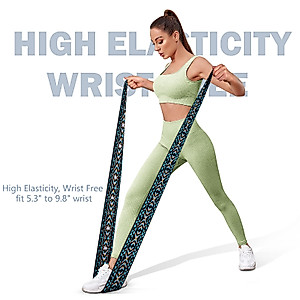 Ouwegaga Elastic Bands Compatible with Samsung Galaxy Watch 7 6 5 4 Band 40mm 44mm,Galaxy Watch 5 Pro 45mm/Watch 6 4 Classic 47mm 43mm 42mm 46mm /Watch FE/Active 2, 20mm Stretchy Nylon Strap Women Men