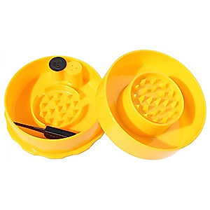 GRINDERVAC – Vacuum Sealed Container and Grinder, Yellow