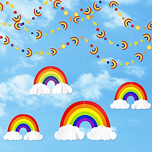 40Ft Cactus Party Decorations Yellow Brown Hot Pink Polka Dot Garlands Green Cactus Streamer for Summer Succulent Cactus Llama Birthday Tropical Mexican Fiesta Cinco De Mayo Mariachi Party Decorations