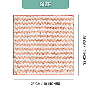 JOYMOOP Microfiber Cleaning Cloth, Kitchen Towels, Dish Rags for Dish Drying Washing, Absorbent Streak Free Lint Free Rags for Cleaning, Reusable and Washable Dish Towels-18 Pack,10"x10"