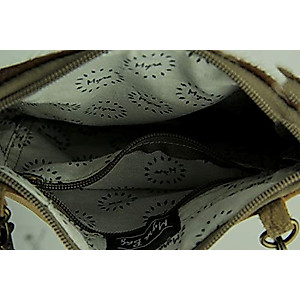 Myra Bag White & Brown Cowhide Shade Bag S-1171