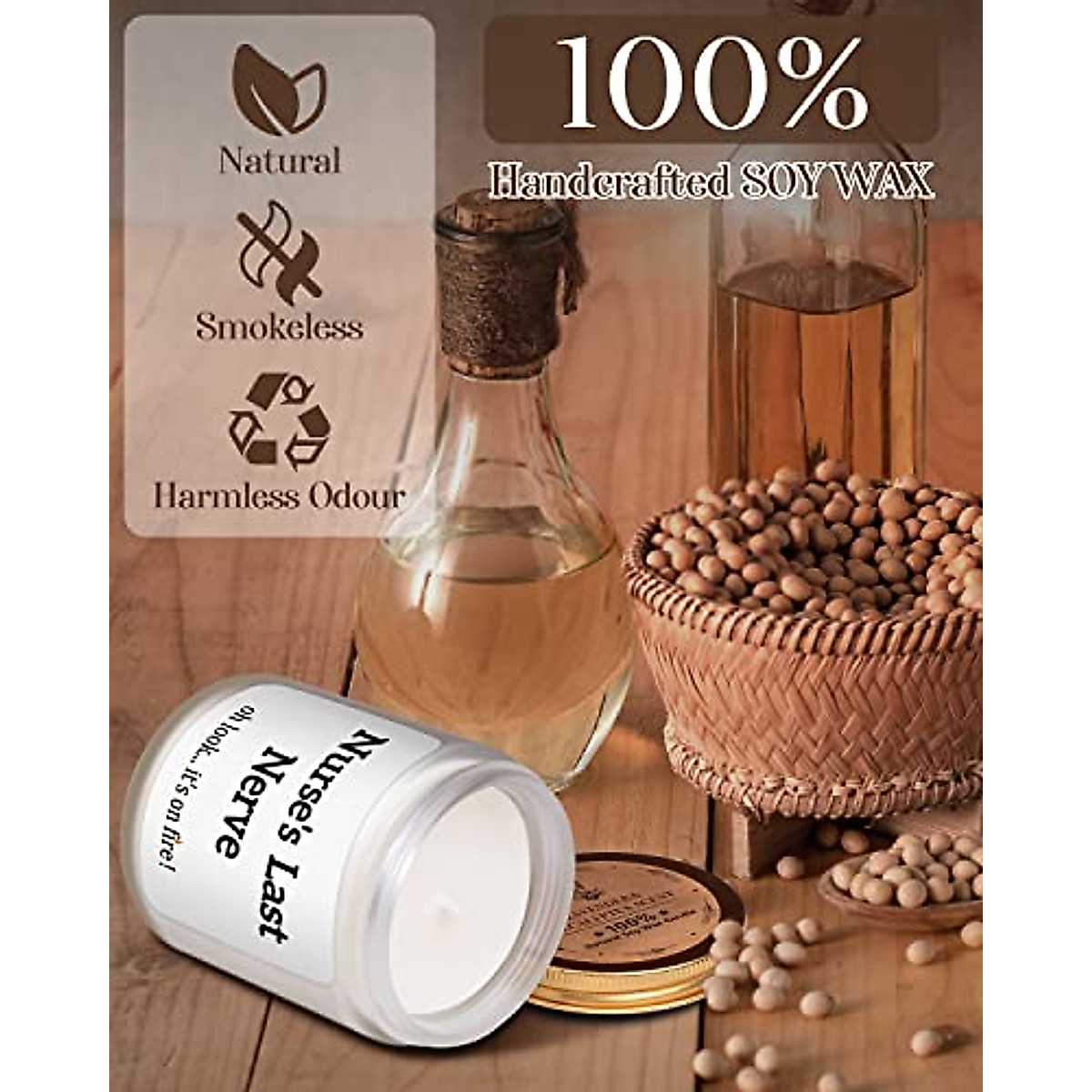 Nurse Gifts for Women, Nurse Gifts, Nurse Practitioner Gifts, Lavender Scented Candles Gifts for Nurse, Nurses Week Gifts, Nurses Day Gifts, Nurse Gifts for Appreciation Retirement, 7Oz