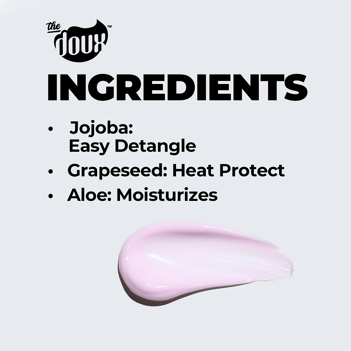 The Doux One Love Co-Wash, Hydrating Co-Wash to Cleanse and Condition Hair, Hair Detangler, Suitable for All Curl Types