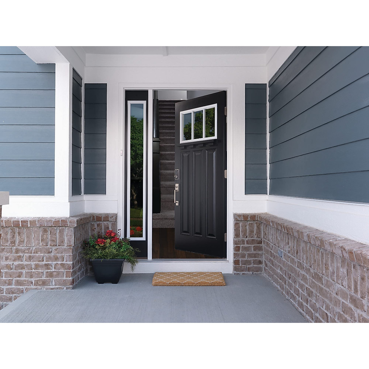 Schlage BE375 CEN 619 Touch Century Deadbolt, Electronic Keyless Entry Lock, Satin Nickel