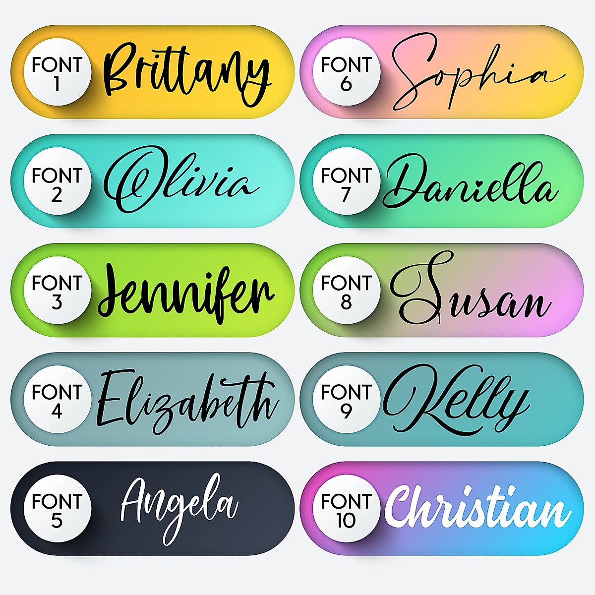 Personalized Skinny Tumbler with Lid & Straw, 20 Oz with Custom Text, 21 Color Styles, 10 Fonts - Personalized Gifts for Mom, Bridesmaid Proposal Gifts, Best Friend Birthday Gifts for Women