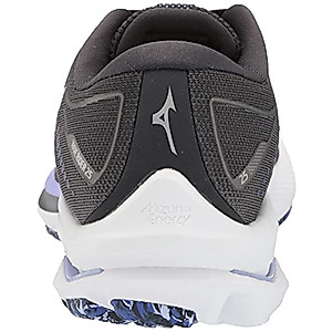 Mizuno Women's Wave Rider 25 | neutral Support Running Shoe |Eco Friendly Materials | Blackened Pearl | US 8.5