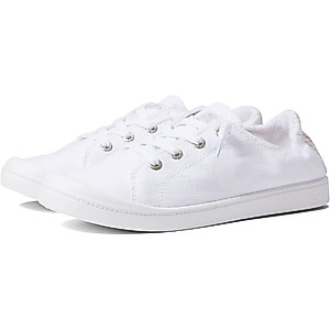 Roxy Women's Bayshore Loafer Flat, Alloy/White Plus, 9