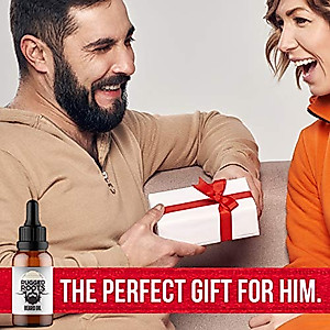 Rugged Roots Beard Oil and Conditioner Natural Beard Care Made with Tobacco Vanilla Scented Premium Oils- Softens Beard and Promotes Healthy Beard Growth-Small Gift for Men, Perfect Stocking Stuffer