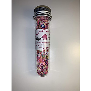 Fake Mini Flowers Slices Polymer Clay for Slime Putty Scrapbooking Embellishments Decorations Nails Arts and Crafts Decoration