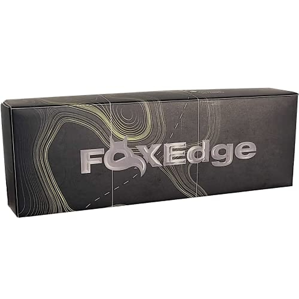 Fox Edge Olea Folding EDC Pocket Knife Stainless Steel 3.15” Blade - Olive Wood Scales Handle - Modern Folding Blade Flipper Knife Every Day Carry