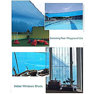 LXLA Balcony Privacy Screen Sunblock Cover, Weather-Resistant UV Protection Balcony Shade Cover with Black Edge and Grommets (Size : 4m x 5m)