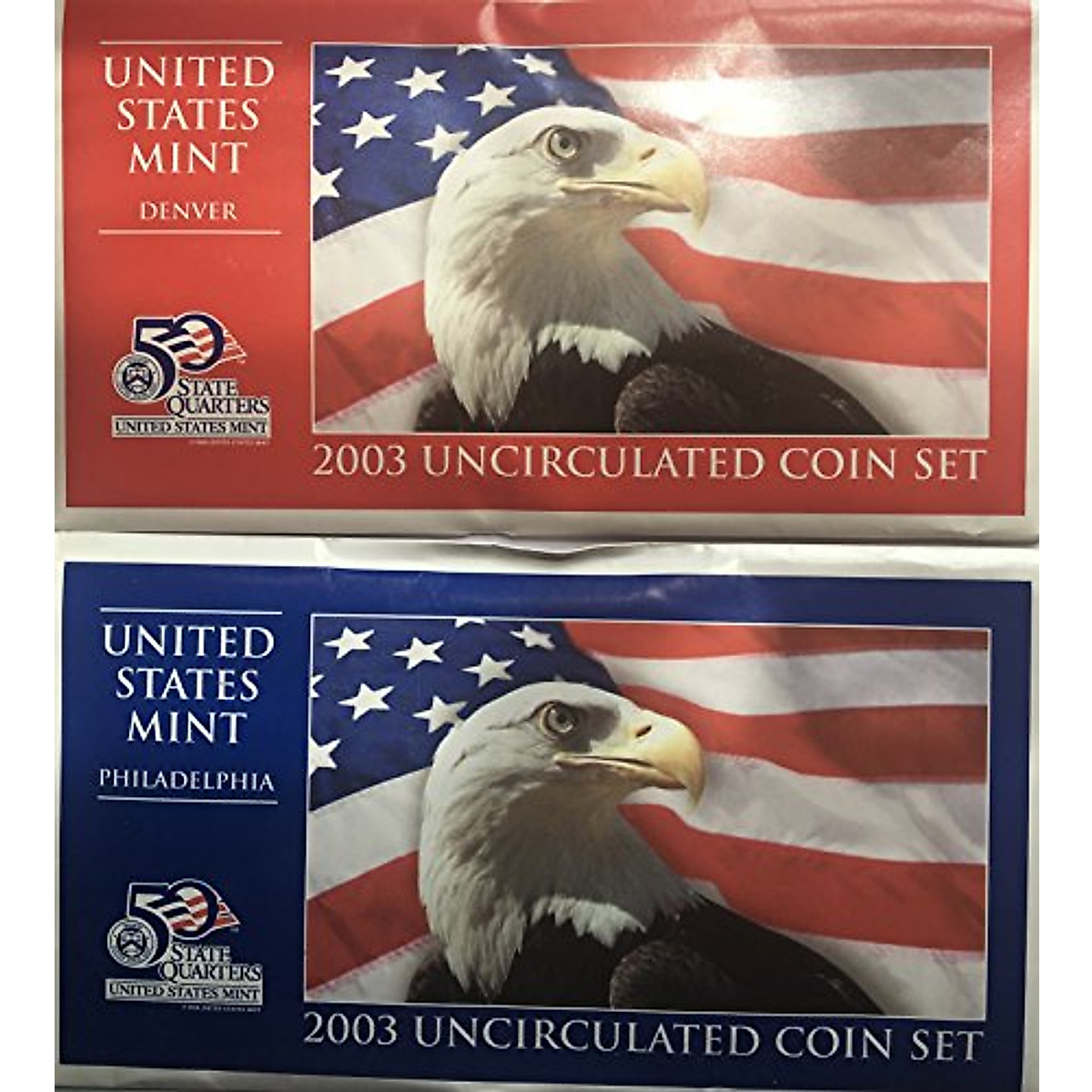 2003 P D US Mint set 20 Coins Comes in Original US mint packaging Uncirculated