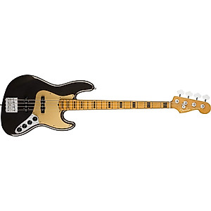 Fender American Ultra Jazz Bass, Texas Tea, Maple Fingerboard