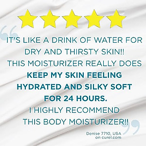 Curel Extra Dry Skin Therapy Lotion, Body and Hand Moisturizer, Hydra Silk Hydration, with Advanced Ceramide Complex, and Aloe Water, 12 oz