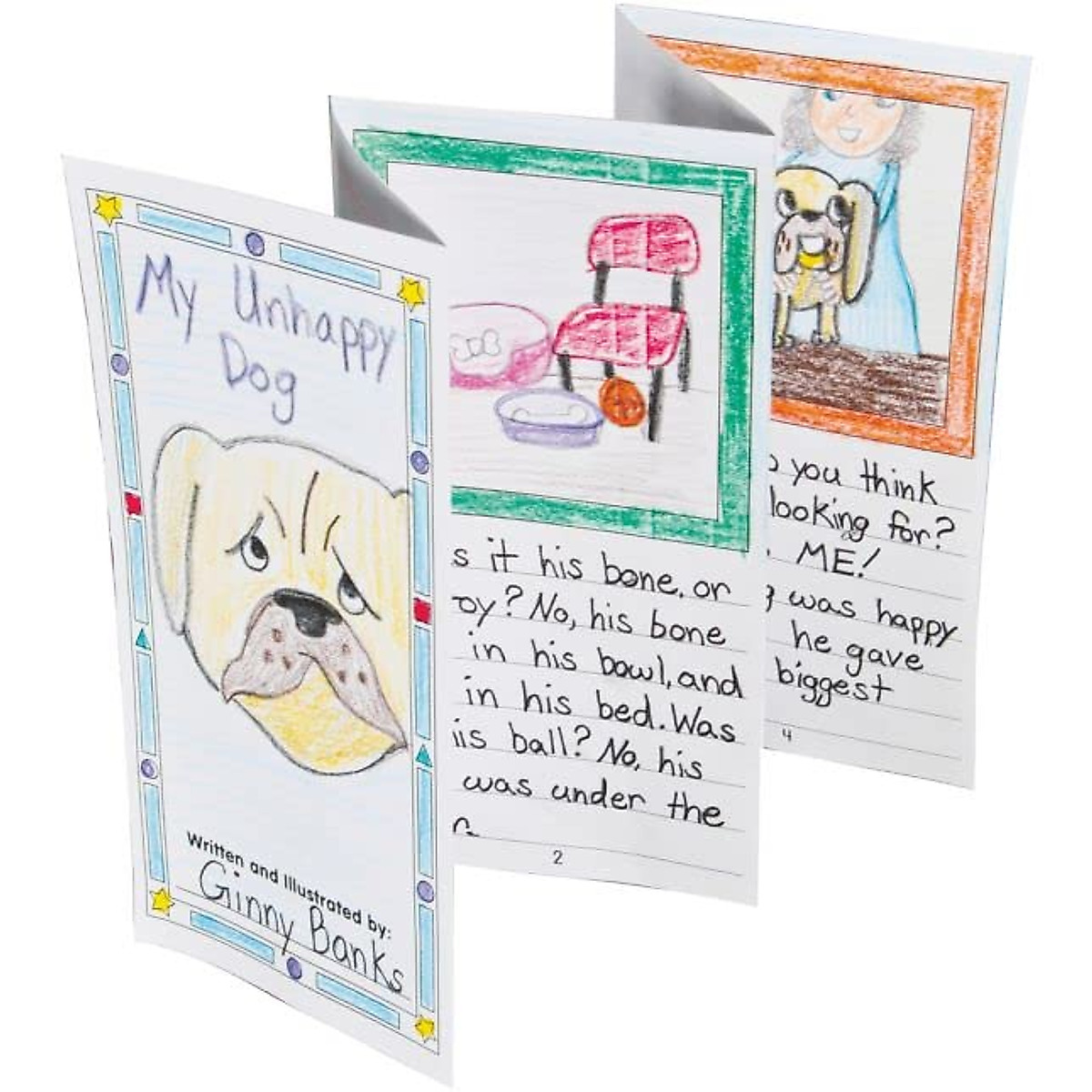 Really Good Stuff Ready-to-Decorate Fold-A-Book Set