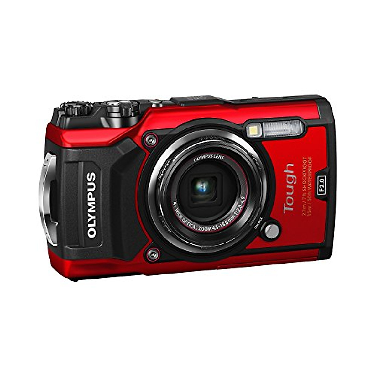 OLYMPUS TG-5 Red 12 million pixel CMOS F2.0 15m waterproof 100kgf load-bearing GPS + electronic compass and built-in Wi-Fi TG-5 RED(Japan Import-No Warranty)