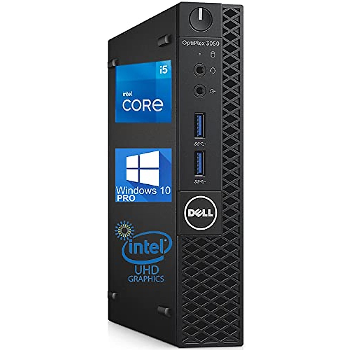 Dell OptiPlex 3050 Micro Desktop Computer, Intel Core i5-7500T Upto 3.3GHz 32GB RAM, 1TB SSD, AC Wi-Fi, Bluetooth, DisplayPort, HDMI - Windows 10 Pro (Renewed)