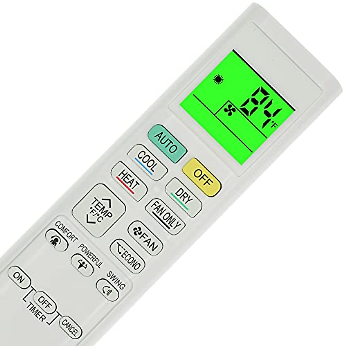 Replacement Remote Control for DAIKIN AC Air Conditioner Remote Control FTX09NMVJU FTX12NMVJU FTX15NMVJU FTX18NMVJU FTX24NMVJU FTXN09NMVJU FTXN12NMVJU FTXN15NMVJU FTXN18NMVJU FTXN24NMVJU RX09NMVJU